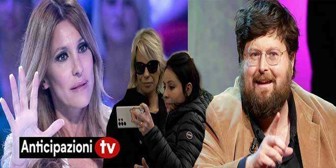 Adriana Volpe e Mario Adinolfi sui selfie con Maria De Filippi